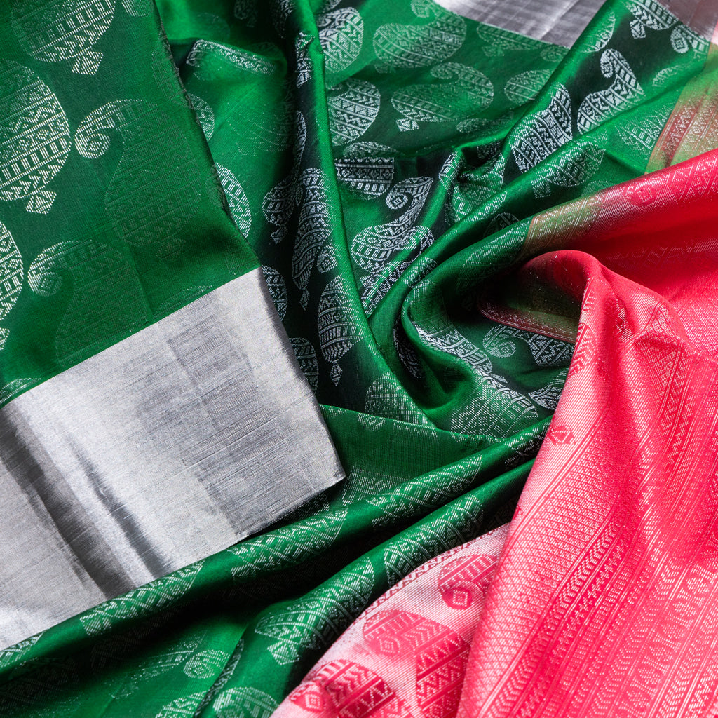 Buy Kanchipuram Soft Silk Sarees | Elegant & Versatile Soft Silk Saris ...