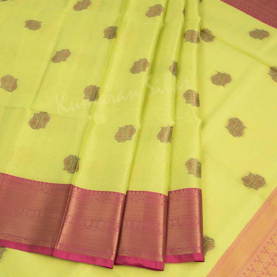 Ranvi Silk Lime Green Saree 10